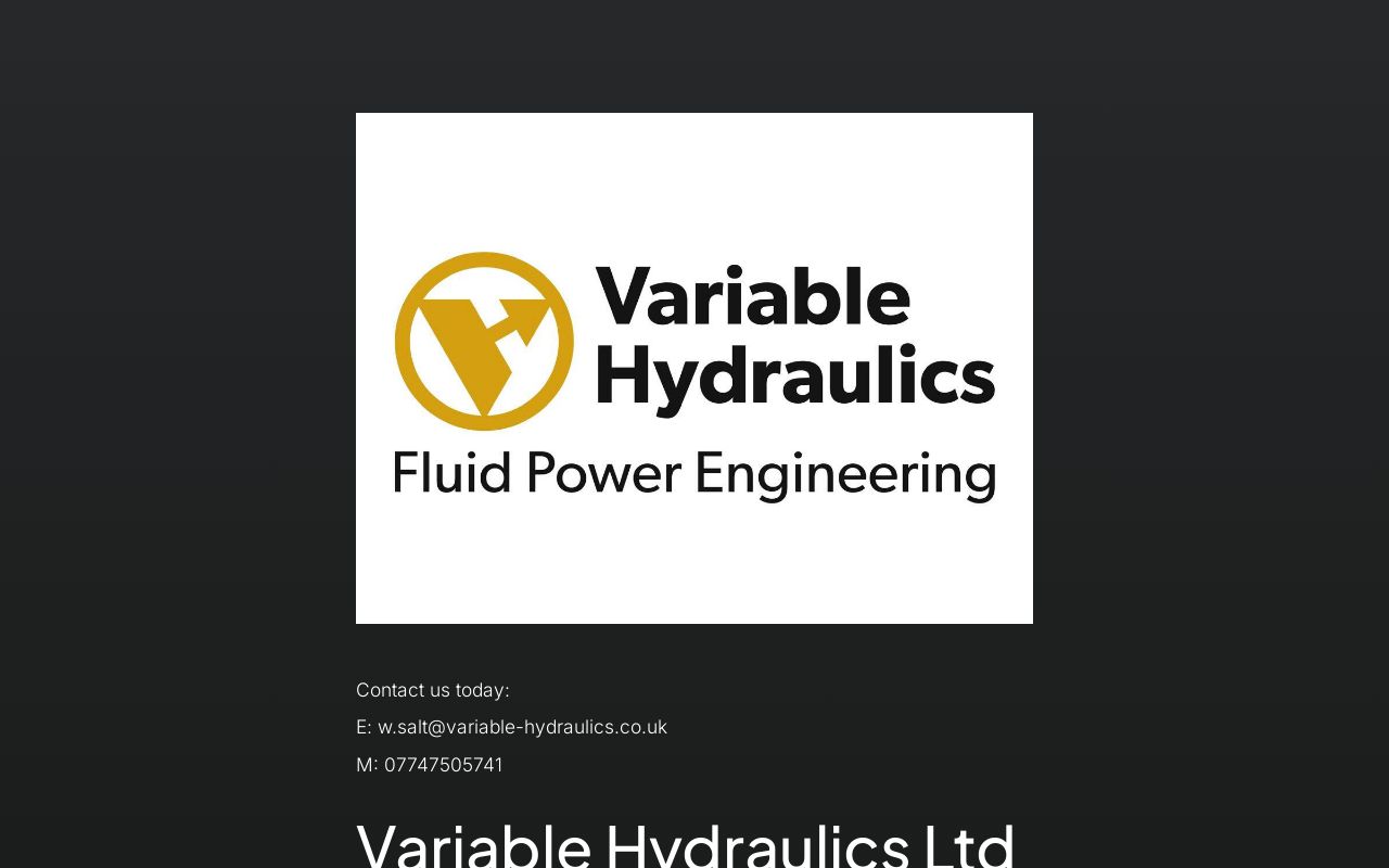 Variable Hydraulics Ltd